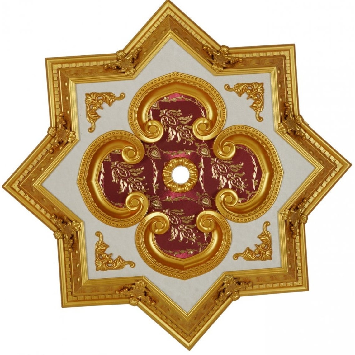 Star Ceiling Medallion for Chandeliers 90cm 35.43'' | Etsy