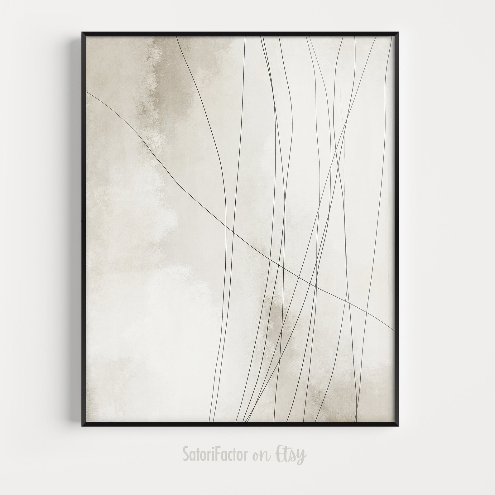 Minimalist Modern Line Abstract Art Printable Gallery Set of - Etsy