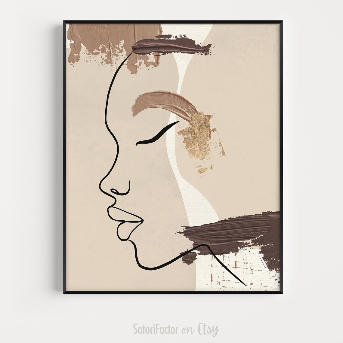 Line Art Black Woman Modern Line Drawing Abstract African - Etsy