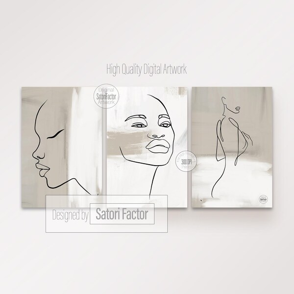 African Line Art - Etsy