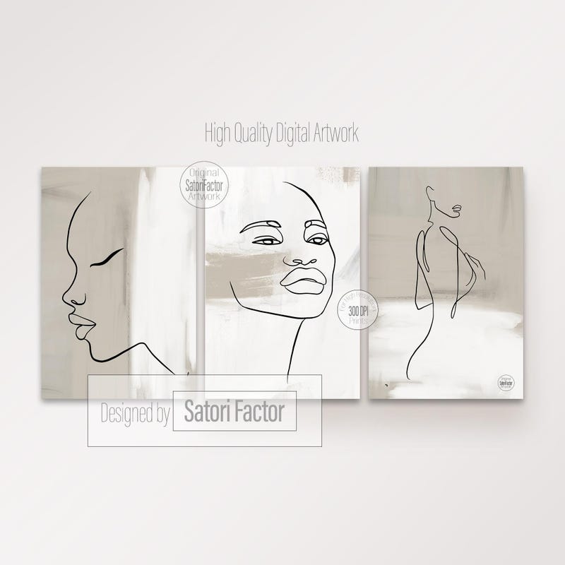 Abstract Figure Art - Etsy