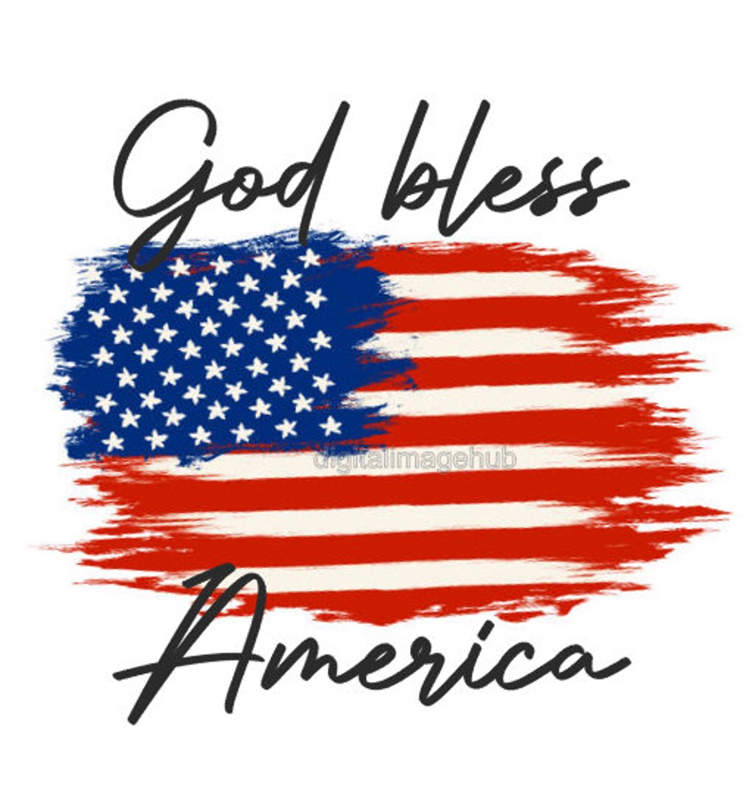 God Bless America Svg, American Flag Svg, American Flag Png, 4th of ...