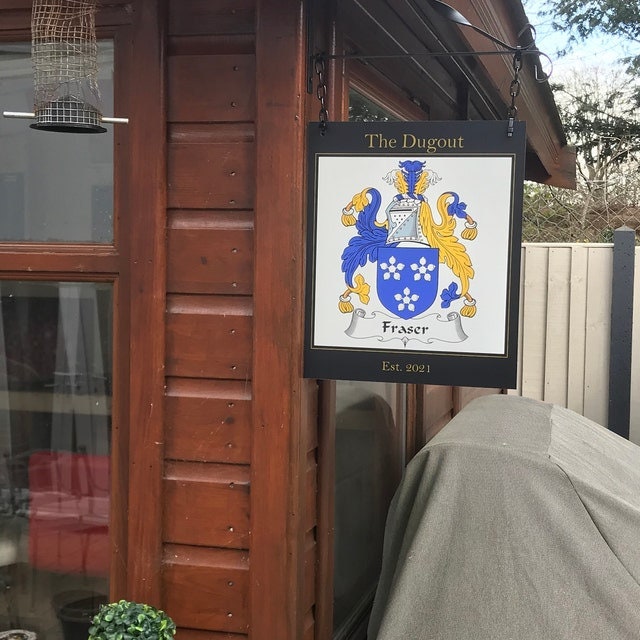 Premium Personalised Hanging Pub Sign for Home Bar or Man - Etsy UK