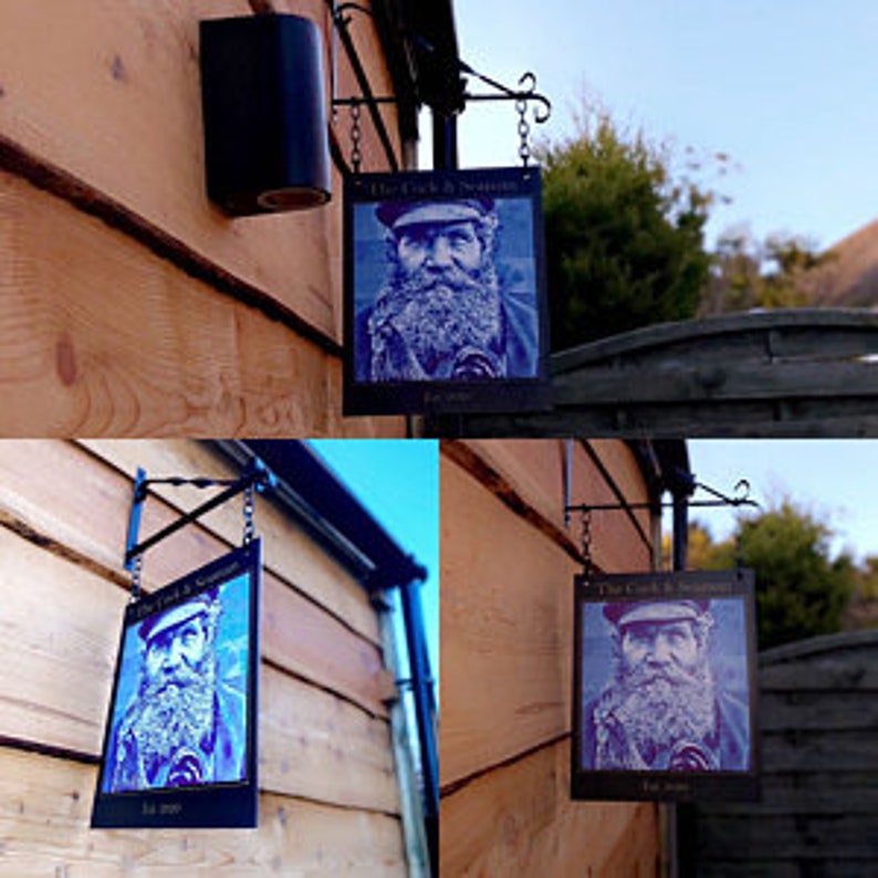 Premium Personalised Hanging Pub Sign for Home Bar or Man - Etsy UK