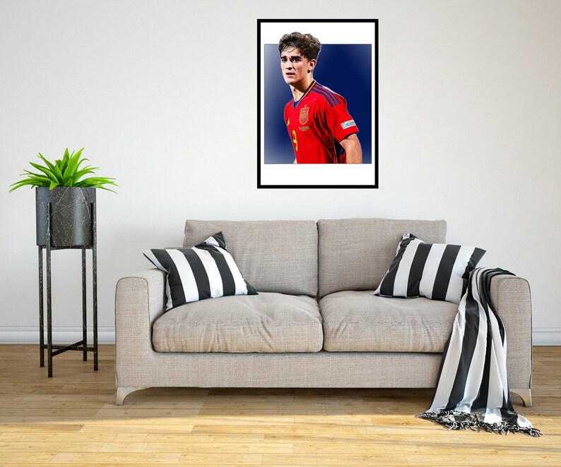 Gavi Spain 2022/23 Digital Art Print en cartón Foamex o papel ...