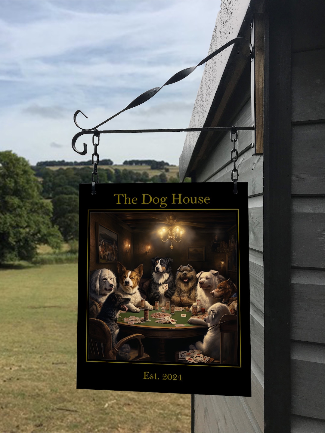 The Dog House Hanging Pub Sign for Home Bar or Man Cave! - the Dog ...