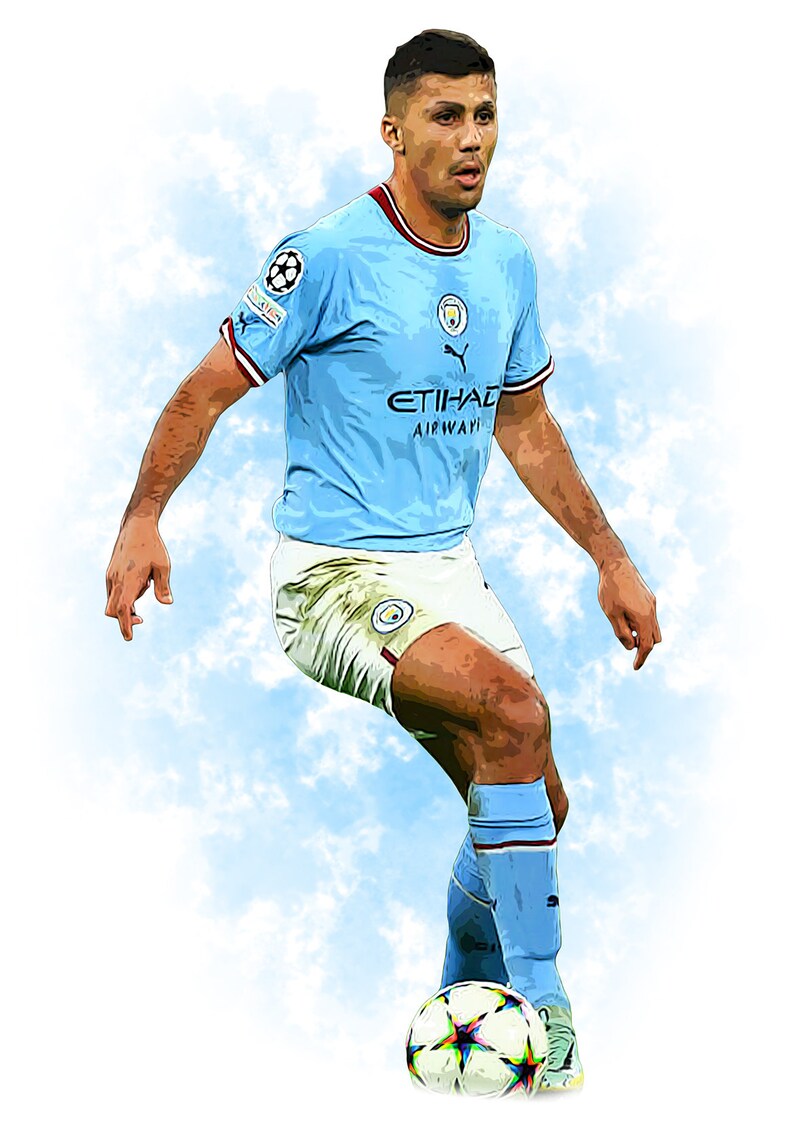 Rodri 2022/23 Digital Art Print on Foamex Board or Photo - Etsy UK