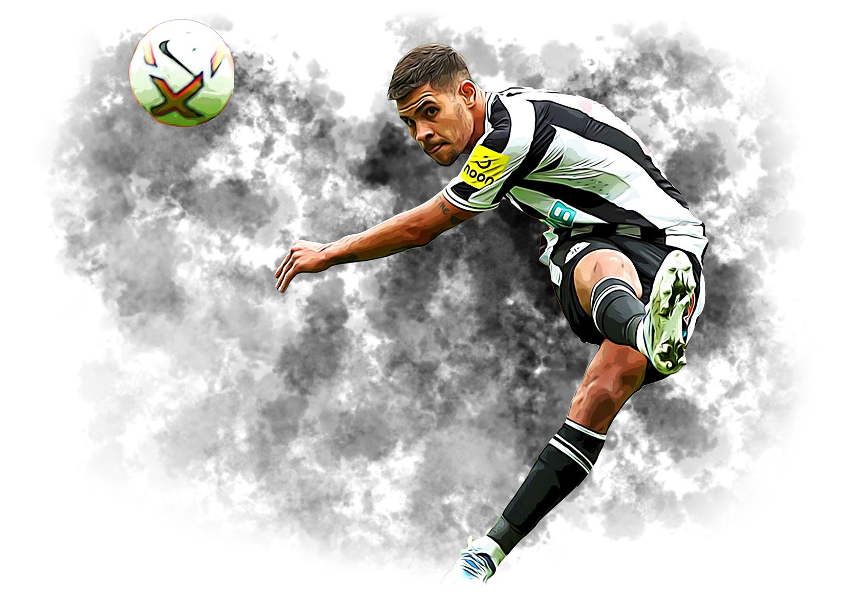 Bruno Guimaraes 2022/23 Digital Art Print on Foamex Board - Etsy