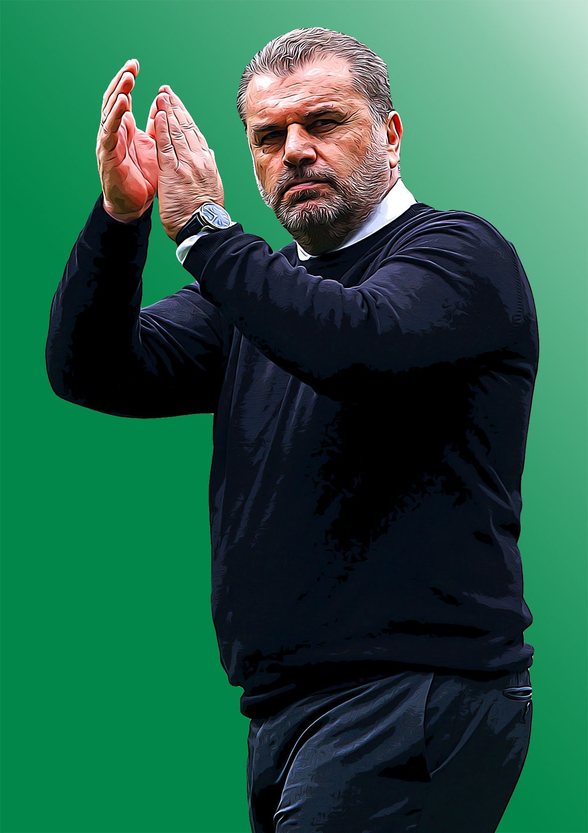 Ange Postecoglou Digital Art Print on Foamex Board or Photo - Etsy UK