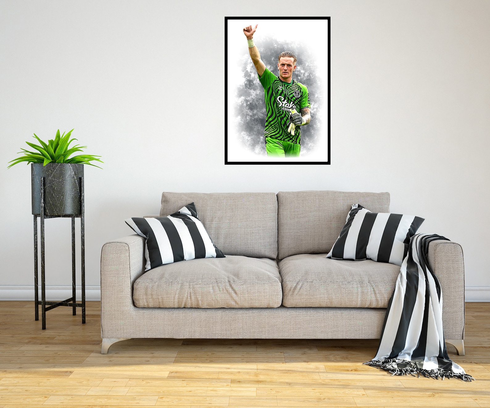 Jordan Pickford 2022/23 Digital Art Print - (on Foamex Board or Photo ...