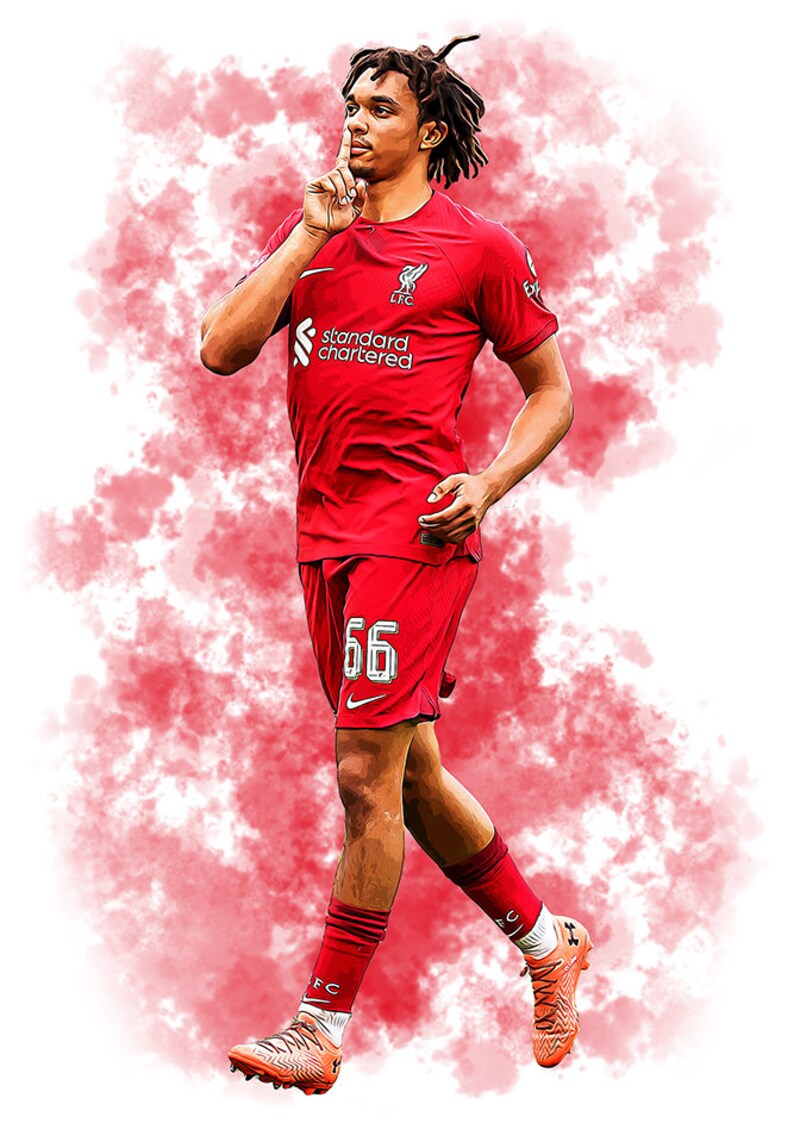 Trent Alexander-arnold 2022/23 Digital Art Print - (on Foamex Board or ...