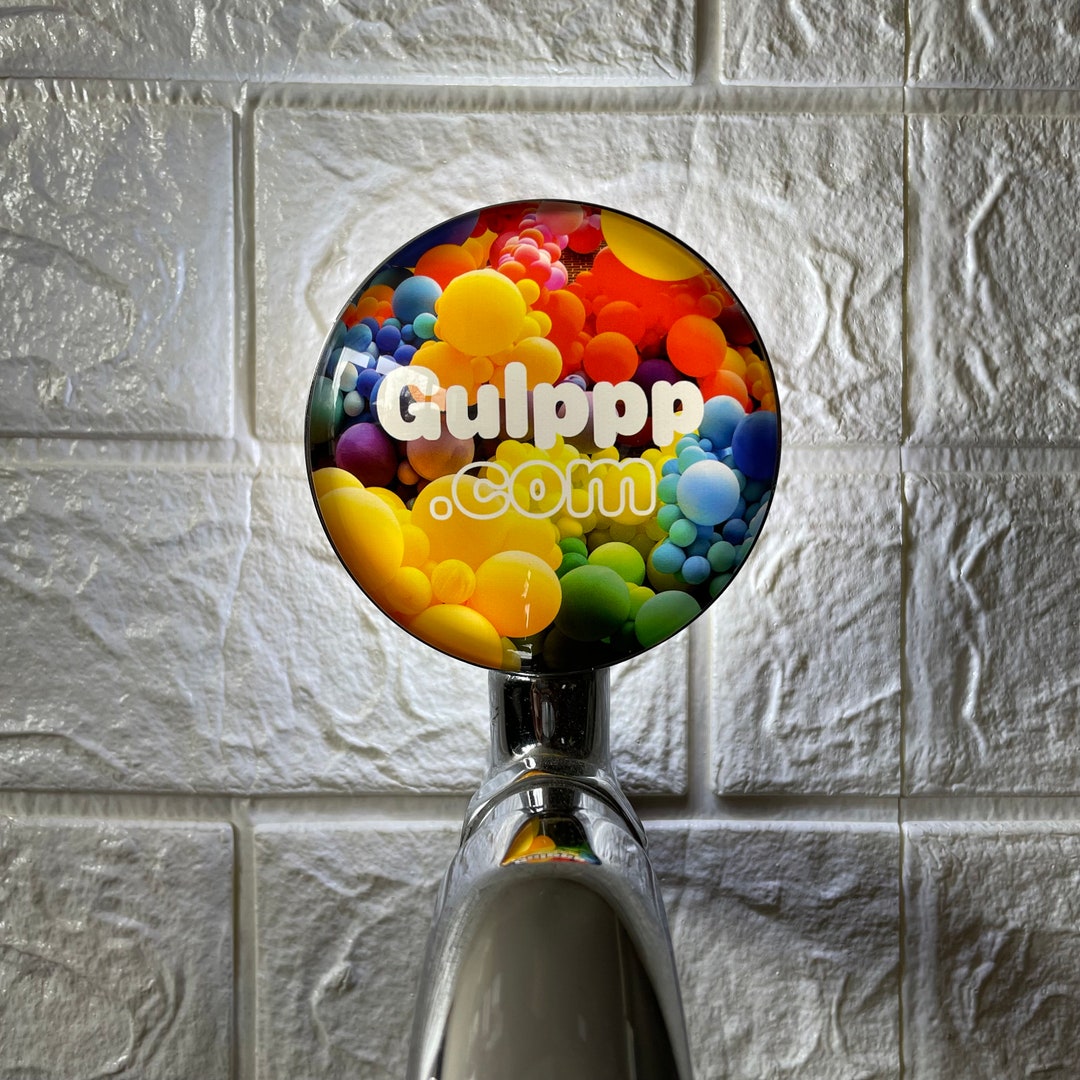 Round Personalised Beer Lenses - Customised Beer Badges - Bespoke Beer ...