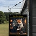 The Fox House Hanging Pub Sign for Home Bar or Man Cave! - Fox Bar Sign ...