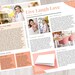 Feminine 2-sided Newsletter Template | Business Canva Template | Email ...