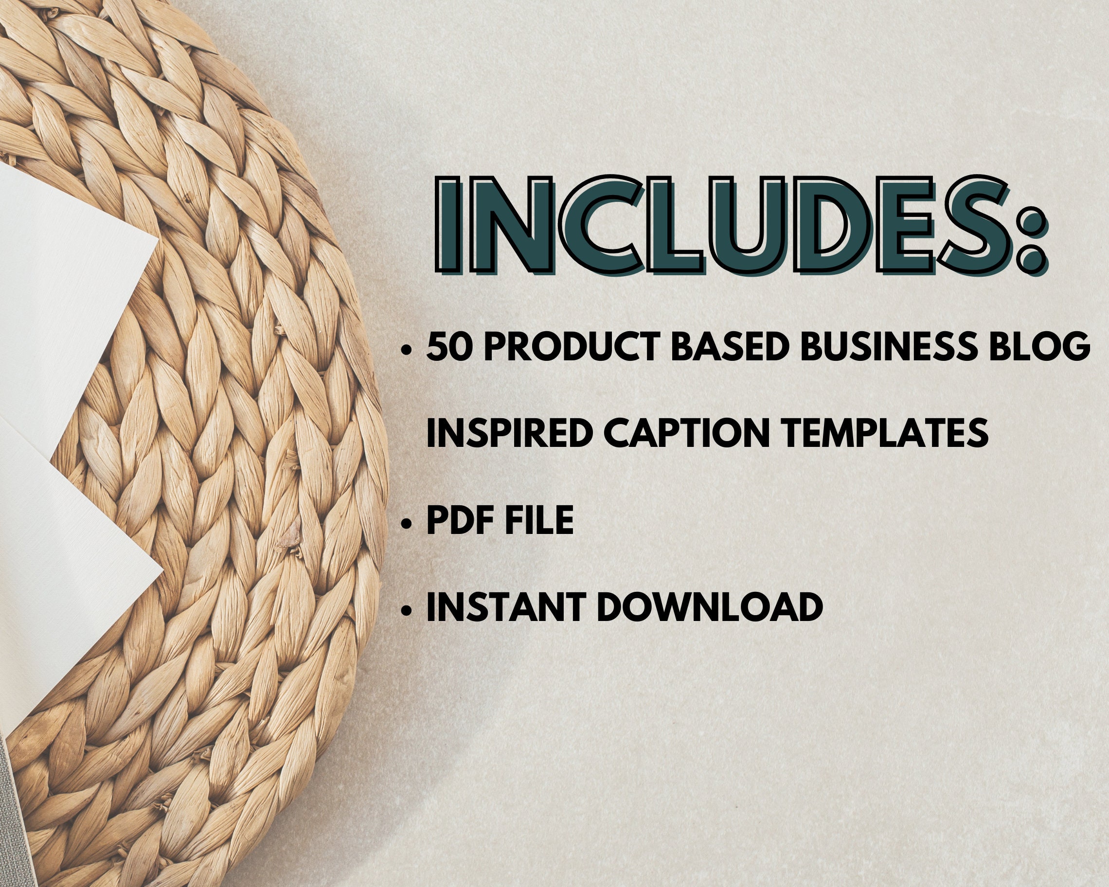 50 Product Based Business Instagram Caption Templates Small - Etsy
