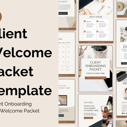 CLIENT ONBOARDING Client Welcome Packet Template Service - Etsy