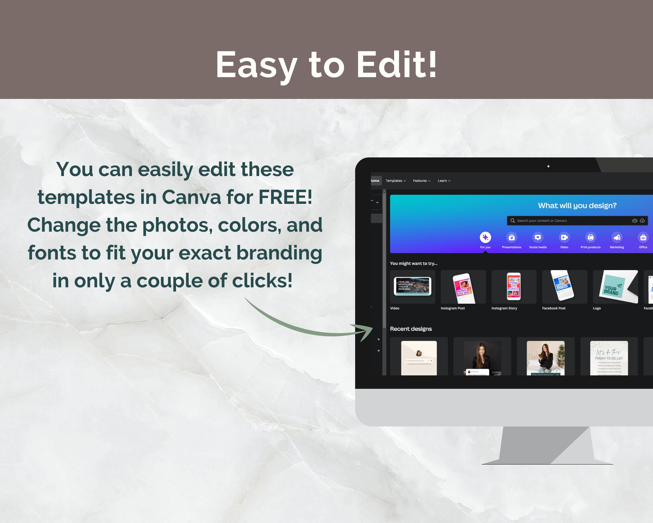 Content Creator Pinterest Templates | Canva Templates for Pinterest ...