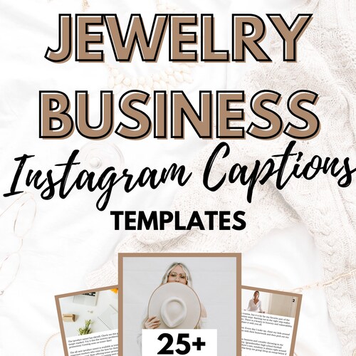 25 Jewelry Business Caption Templates Instagram Caption | Etsy