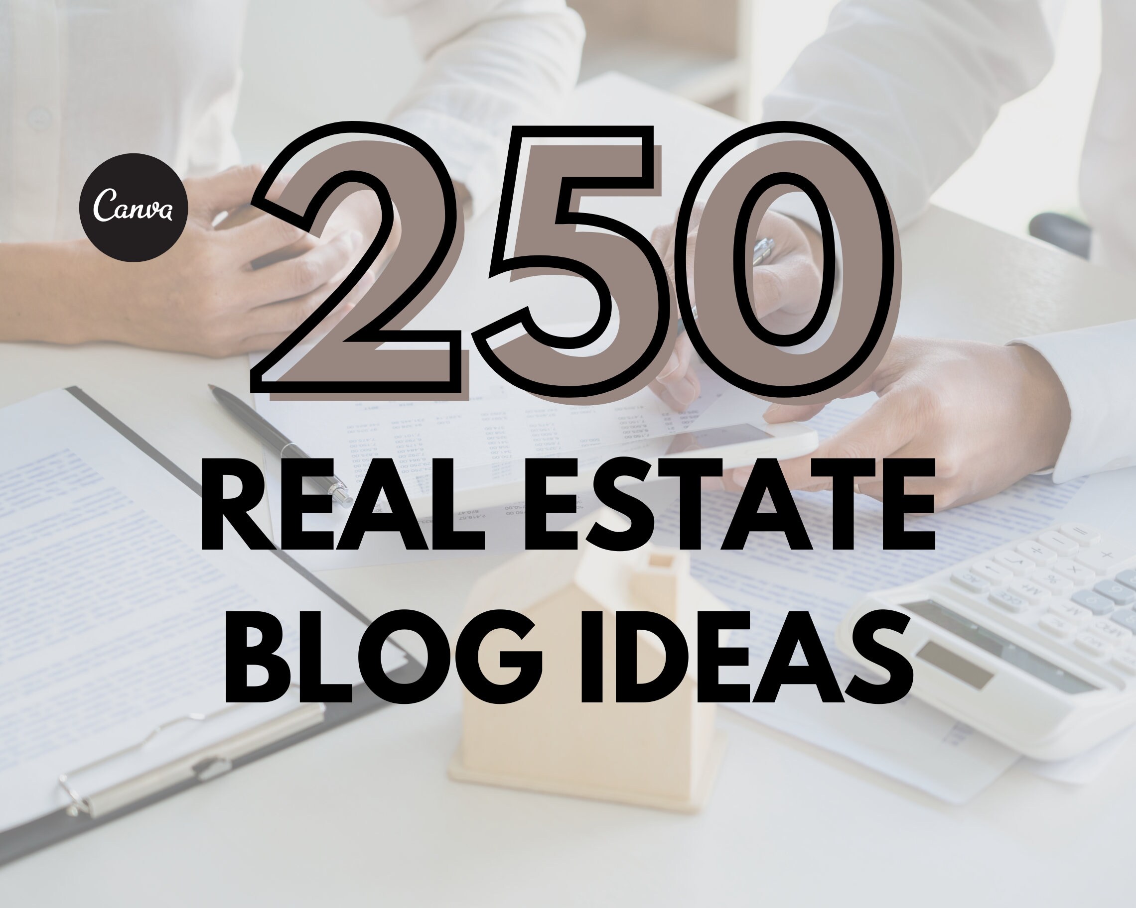 250 Real Estate Agent Blog Post Ideas, Blog Planner Tool, Blogging ...