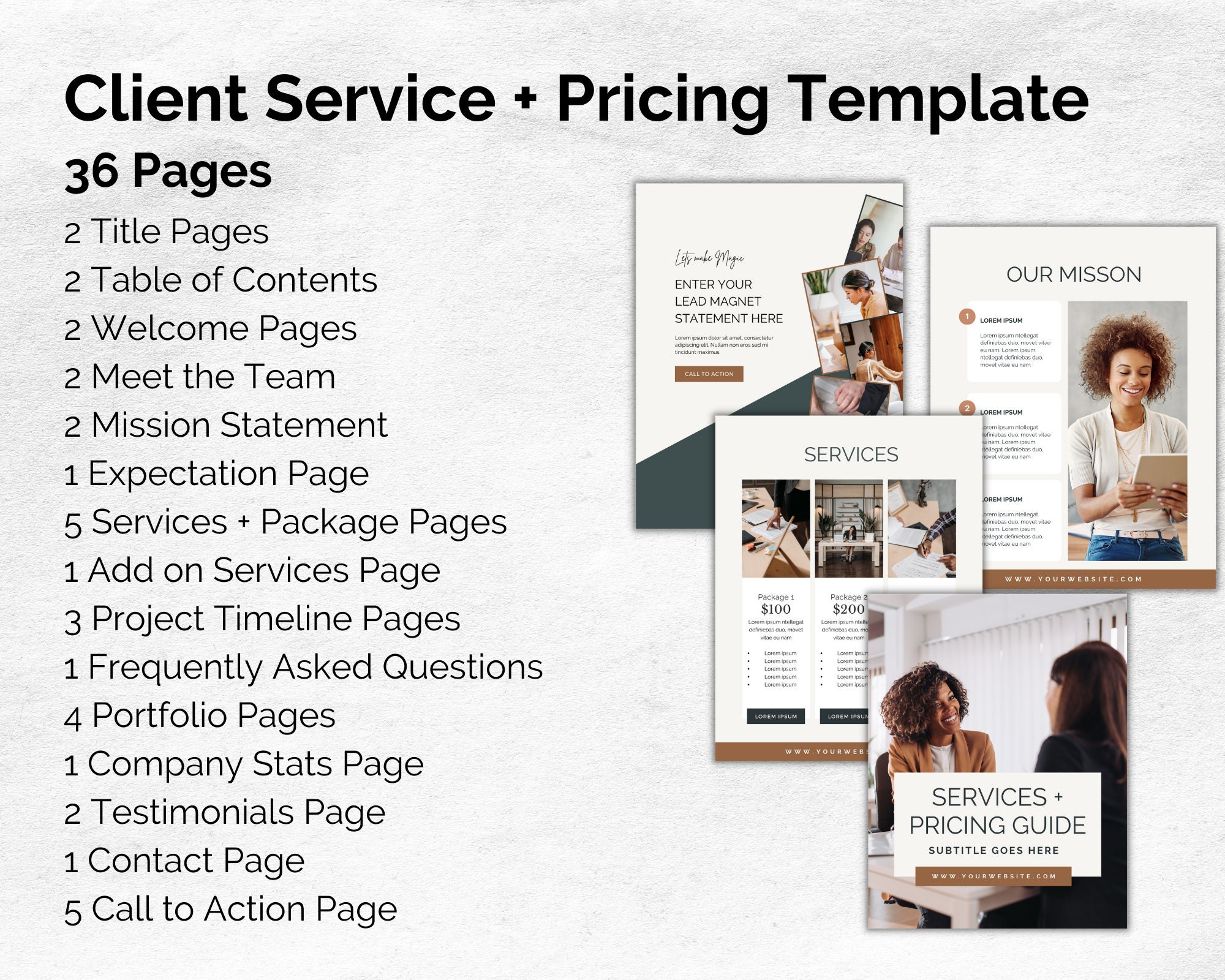 Client Onboarding Template Bundle Canva Starter Kit Canva - Etsy
