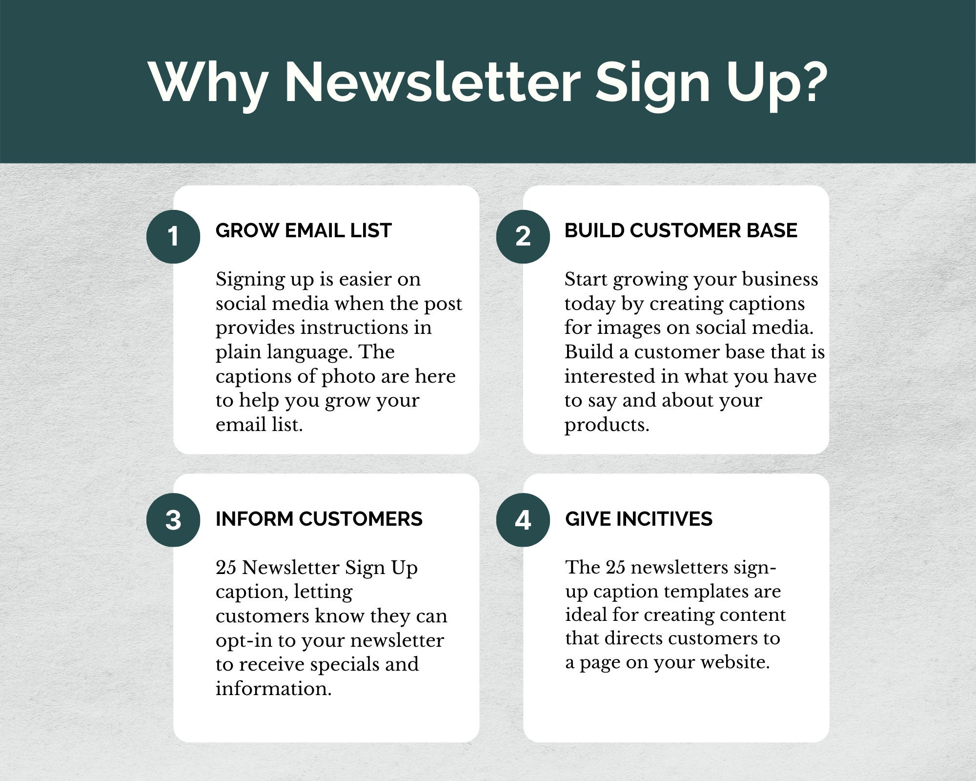 25 Newsletter Sign up Instagram Caption Templates Email List - Etsy