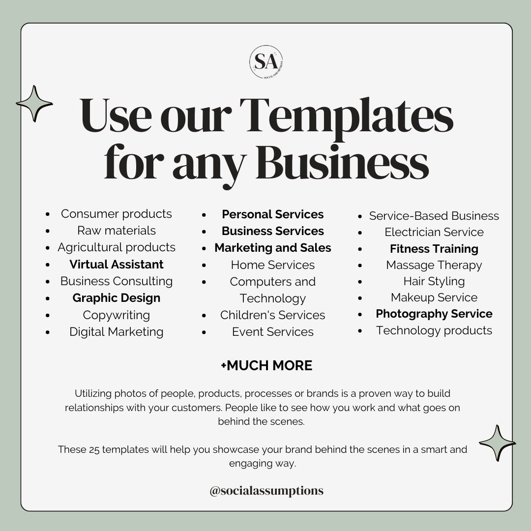 Lifestyle Blogger Social Media Caption Templates. Instagram Captions ...