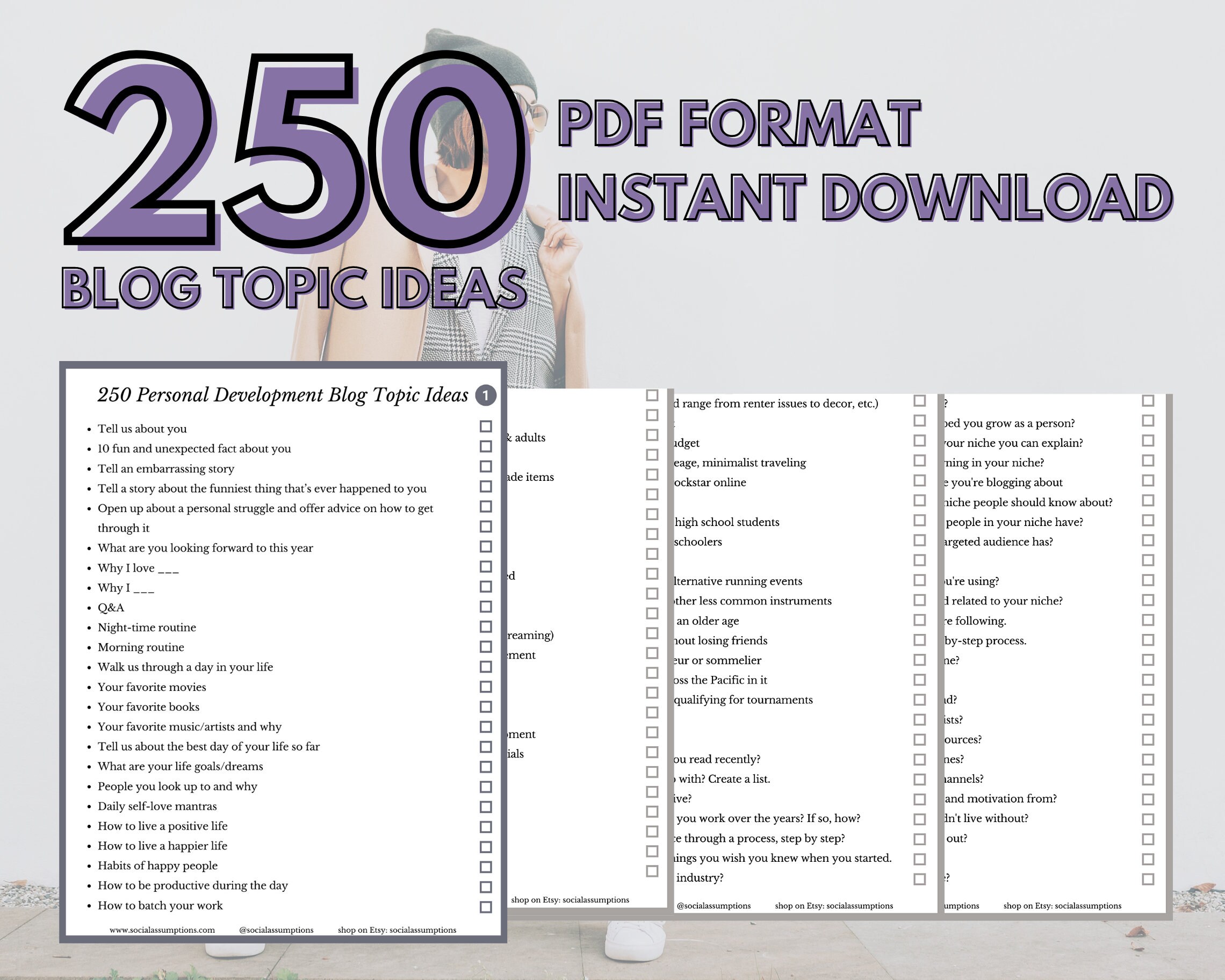 250 Personal Development Blog Ideas | Wellness Content Creation ...