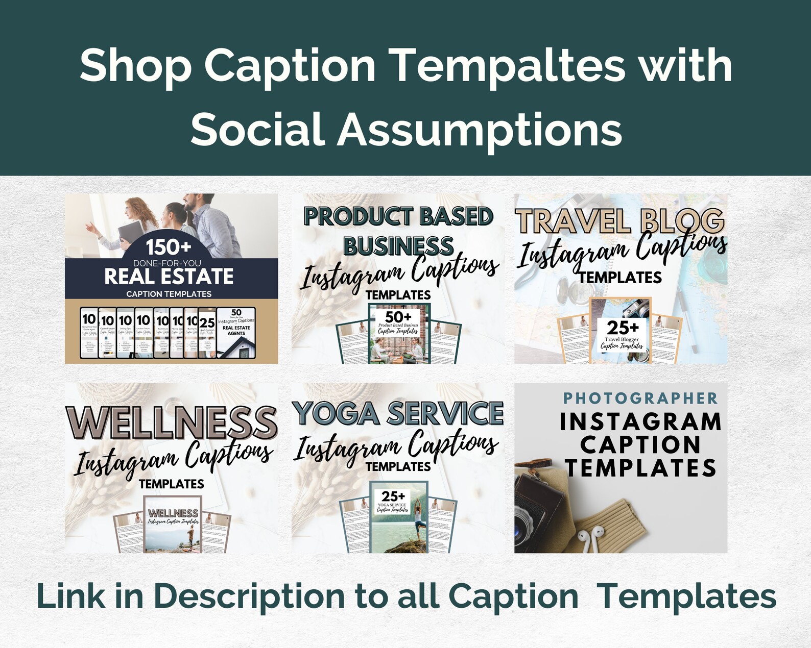 Youtube Instagram Captions | Video Promotion Caption Template | Youtube ...