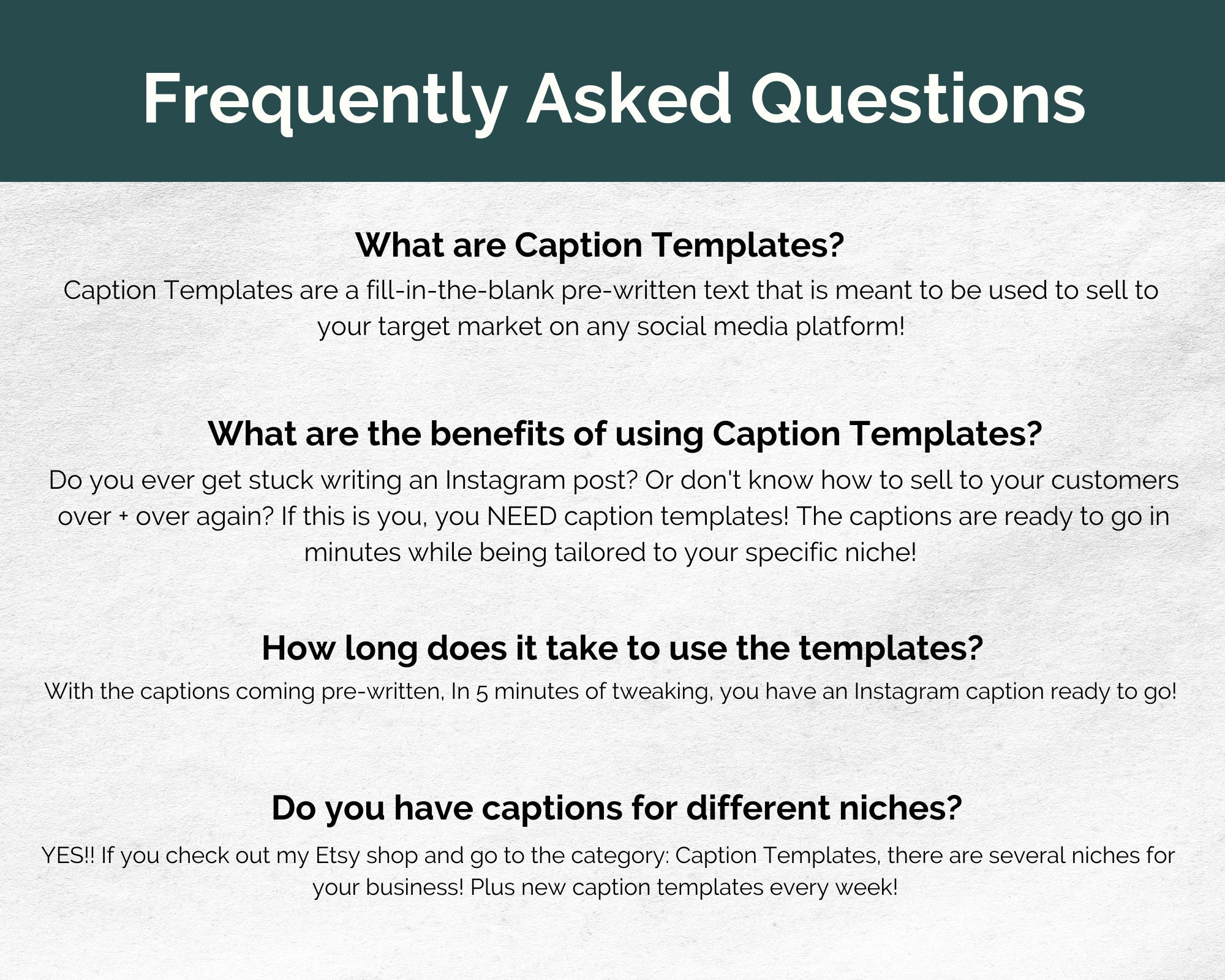 Youtube Instagram Captions | Video Promotion Caption Template | Youtube ...