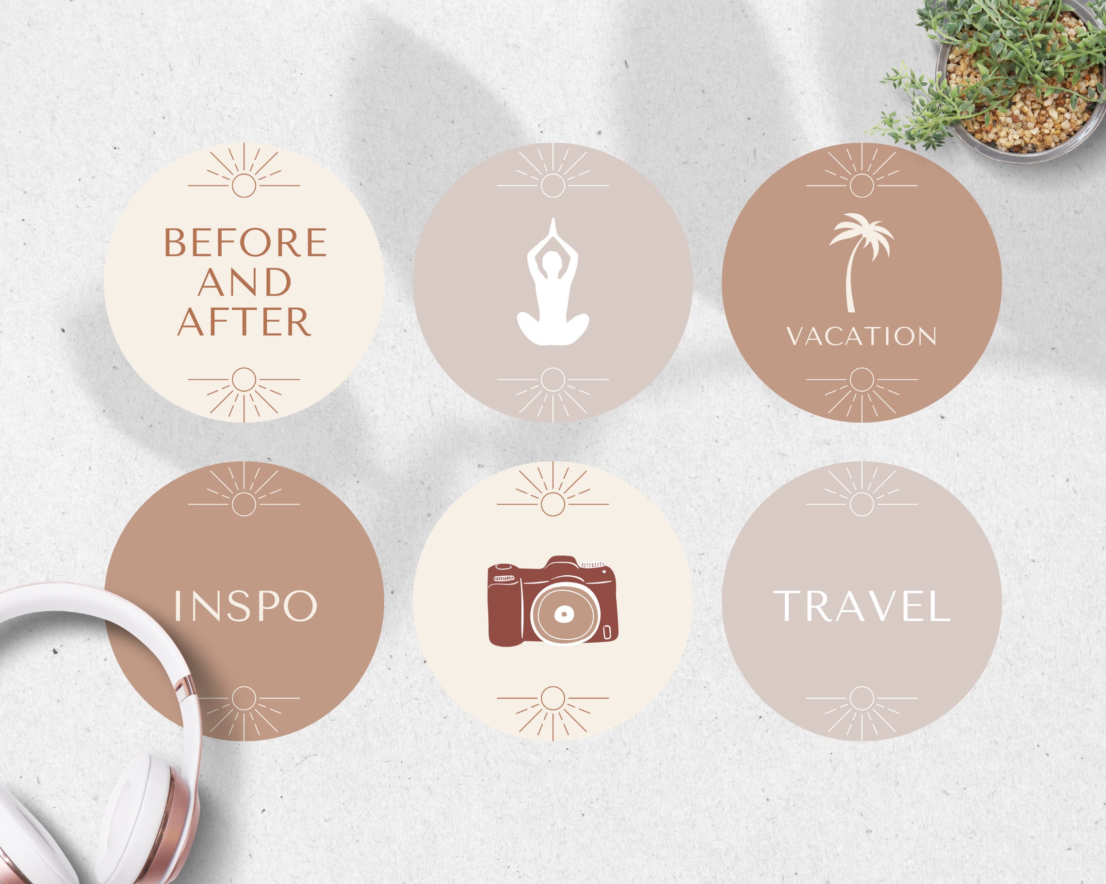 Boho Beauty Instagram Highlight Covers Handcrafted Boho - Etsy