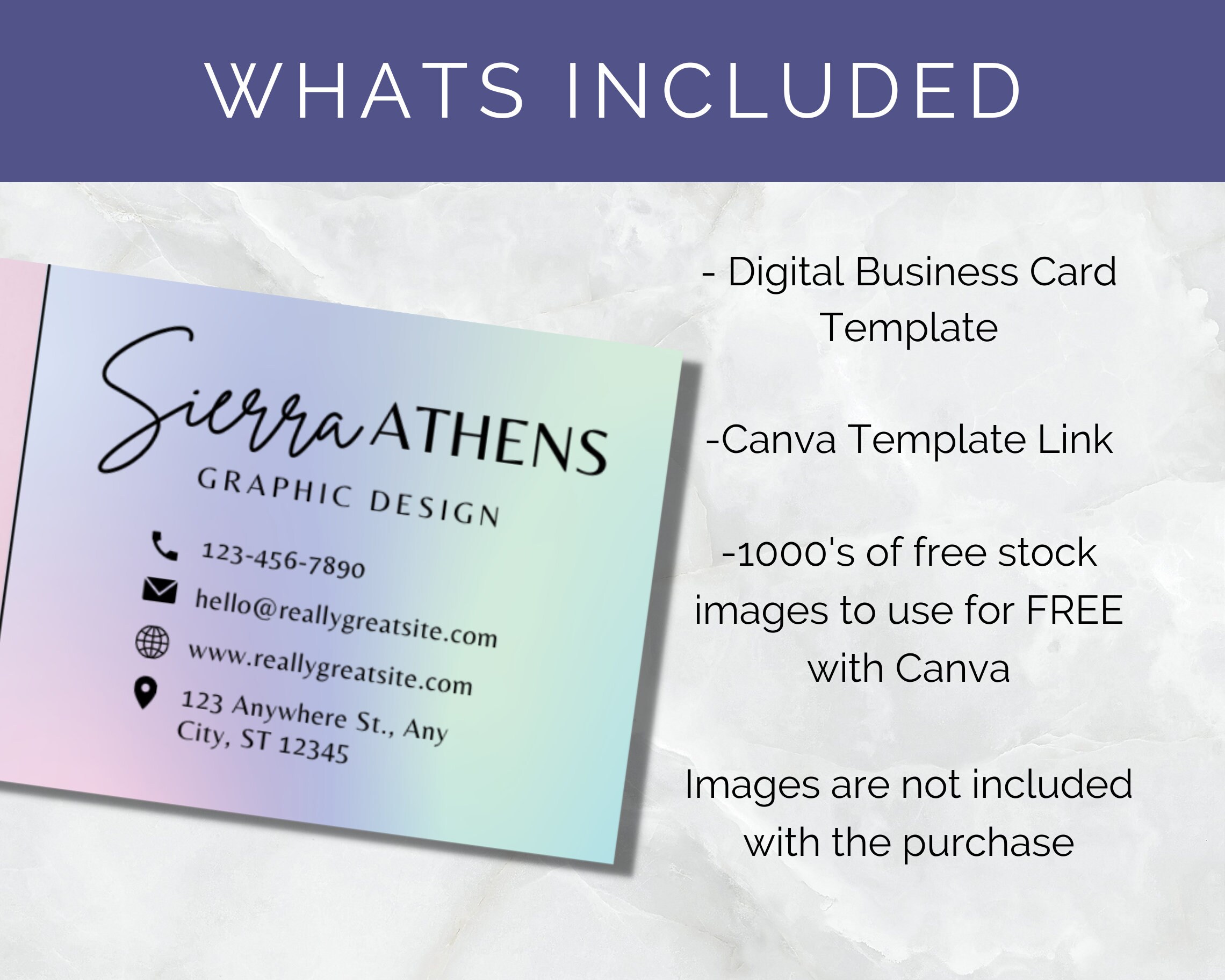 Pastel Gradient Email Signature Template Canva Template Professional ...