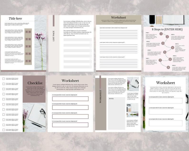 EBOOK CANVA TEMPLATE 80 Opt in Page Lead Magnetic Coach - Etsy