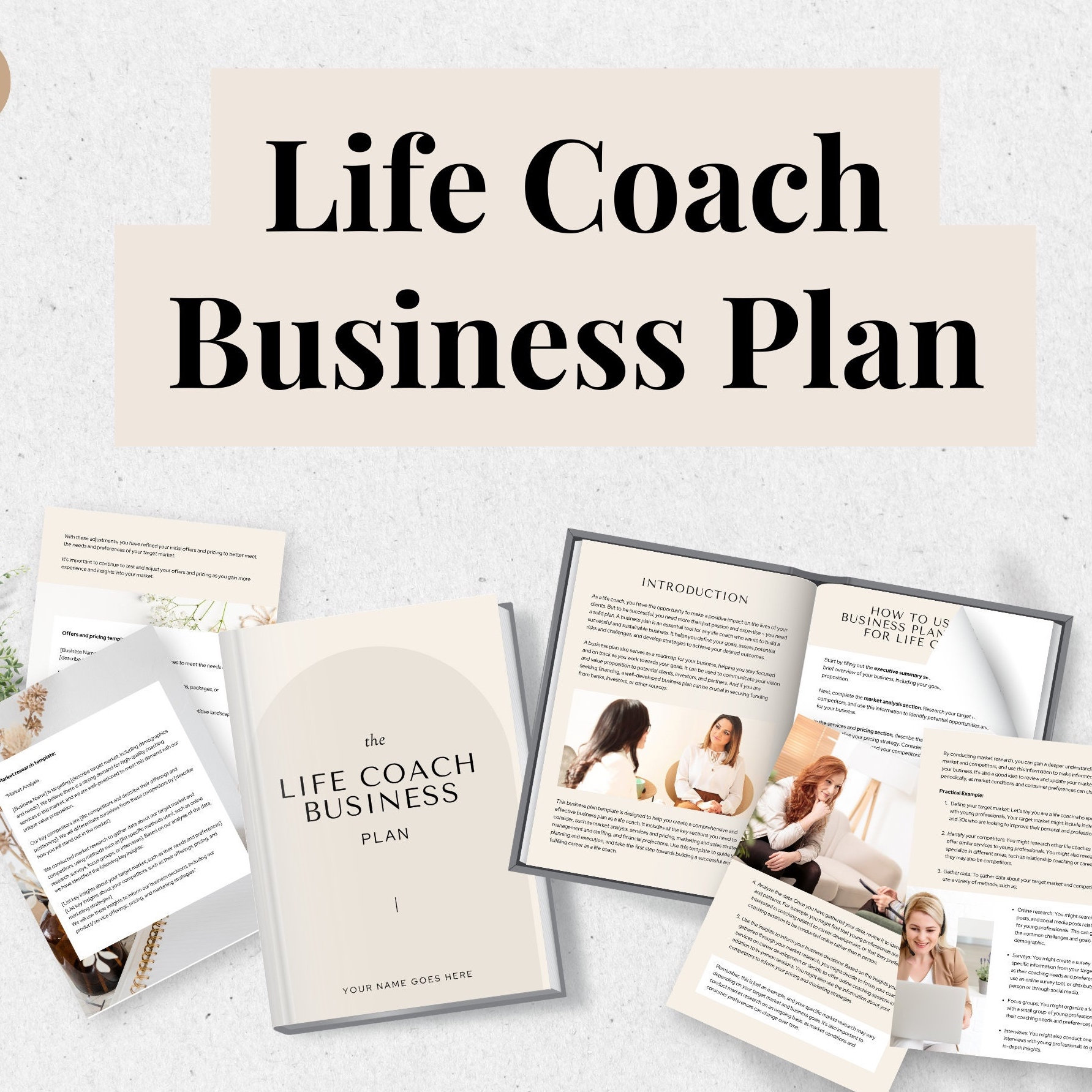 Life Coach Business Planner Life Coach Plan Template for - Etsy