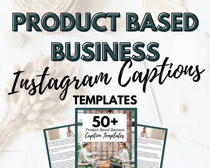 50 Product Based Business Instagram Caption Templates Small | Etsy