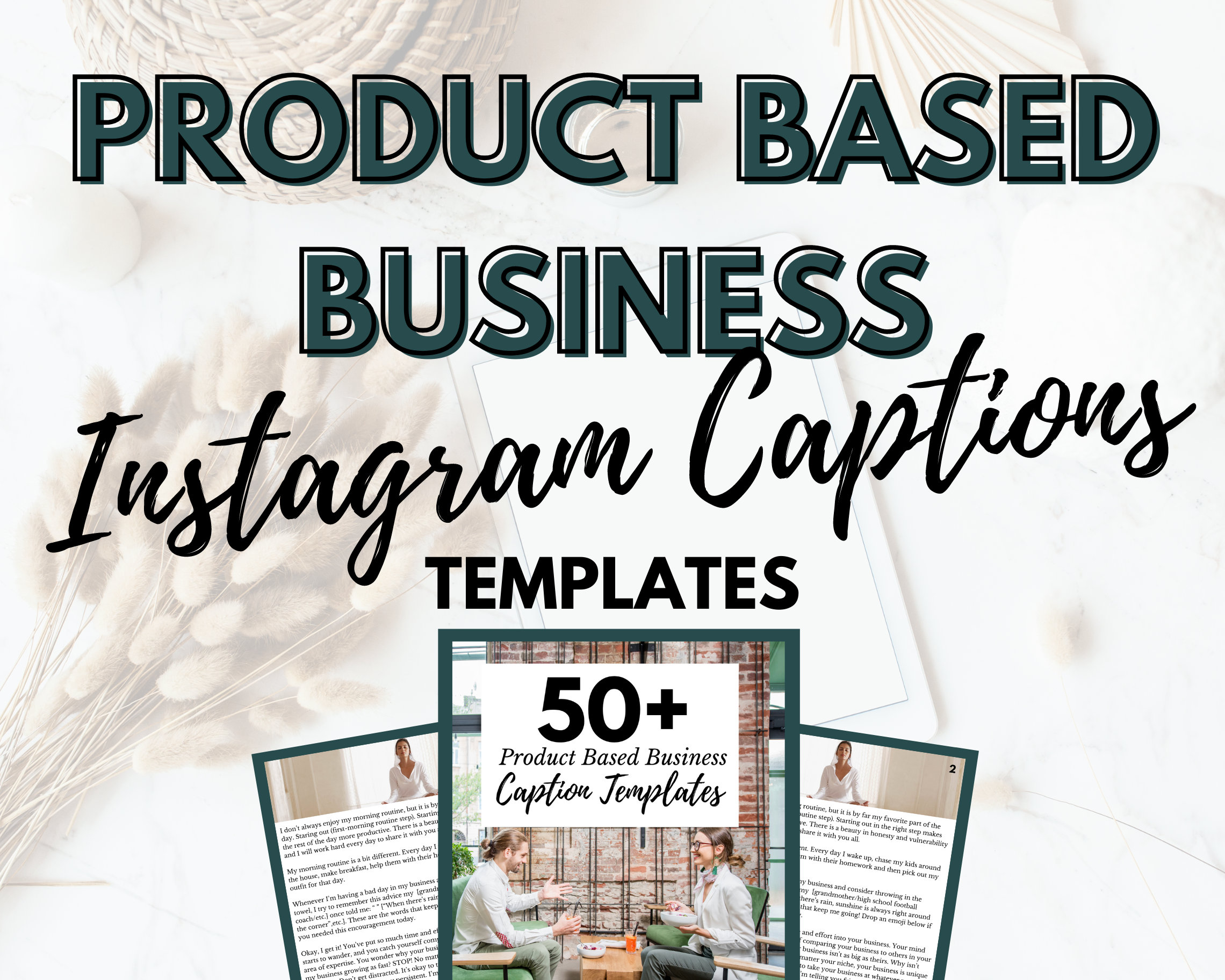 50 Product Based Business Instagram Caption Templates Small - Etsy