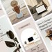 Pinterest Templates for Canva| Canva Editable Pin Template | Neutral ...