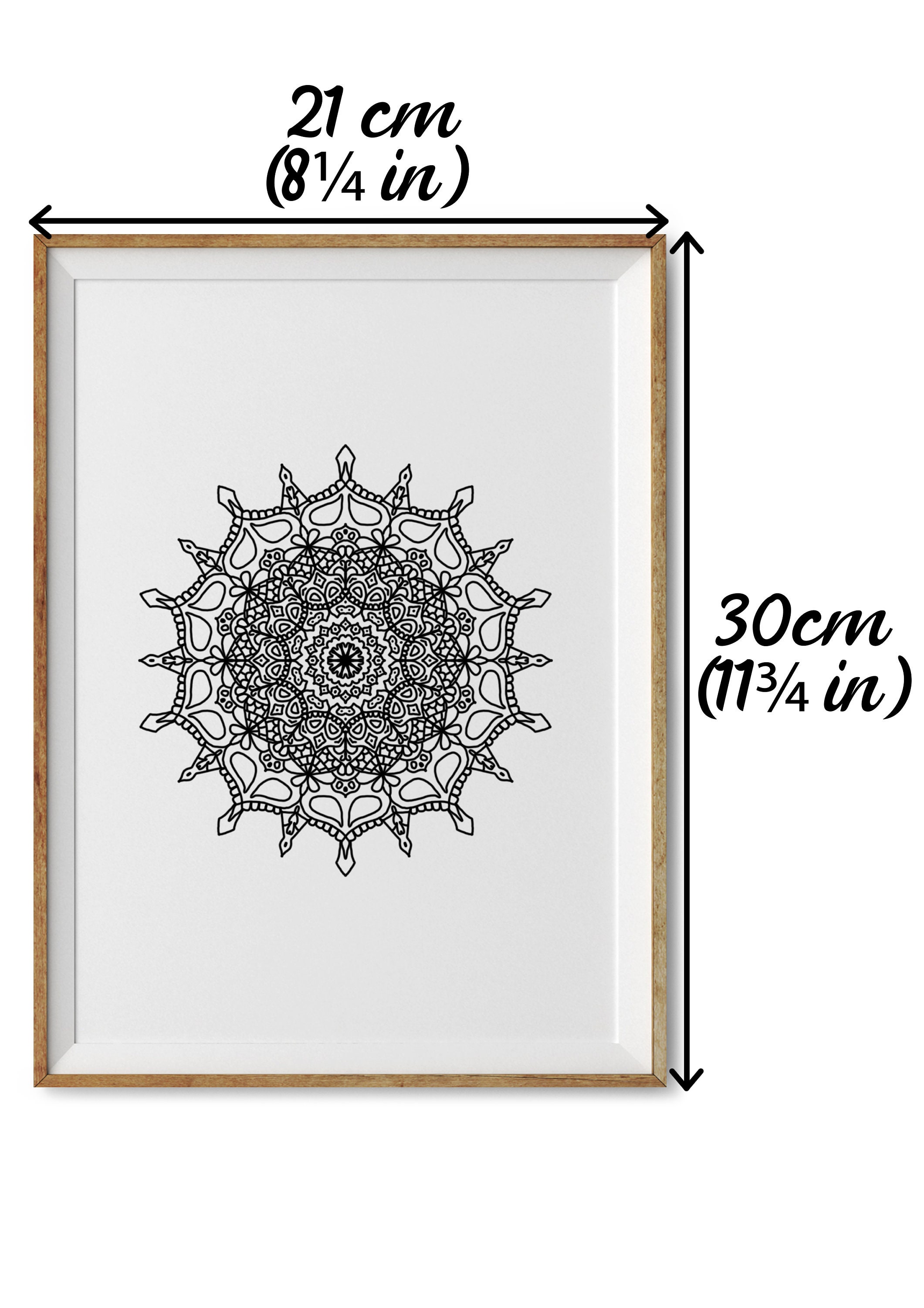 Mandala Pack 1 // Digital Print // Printable Pack of Ten // Colouring ...