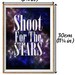 Shoot for the STARS Digital Print // Space Art // Motivational - Etsy