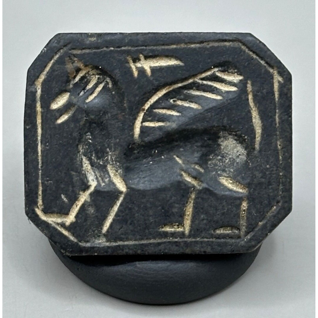 Genuine Ancient Roman Animal Pegasus Intaglio Stamp - 2000+ Years Old ...