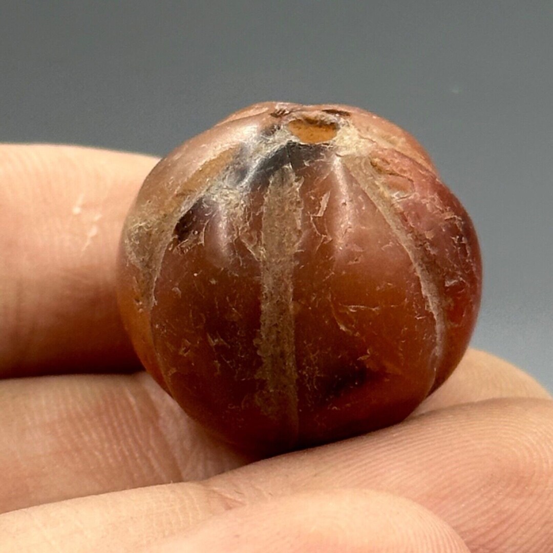 Rare Ancient Roman Pumpkin Shape Agate Old Bead - Circa 1st Century - Etsy