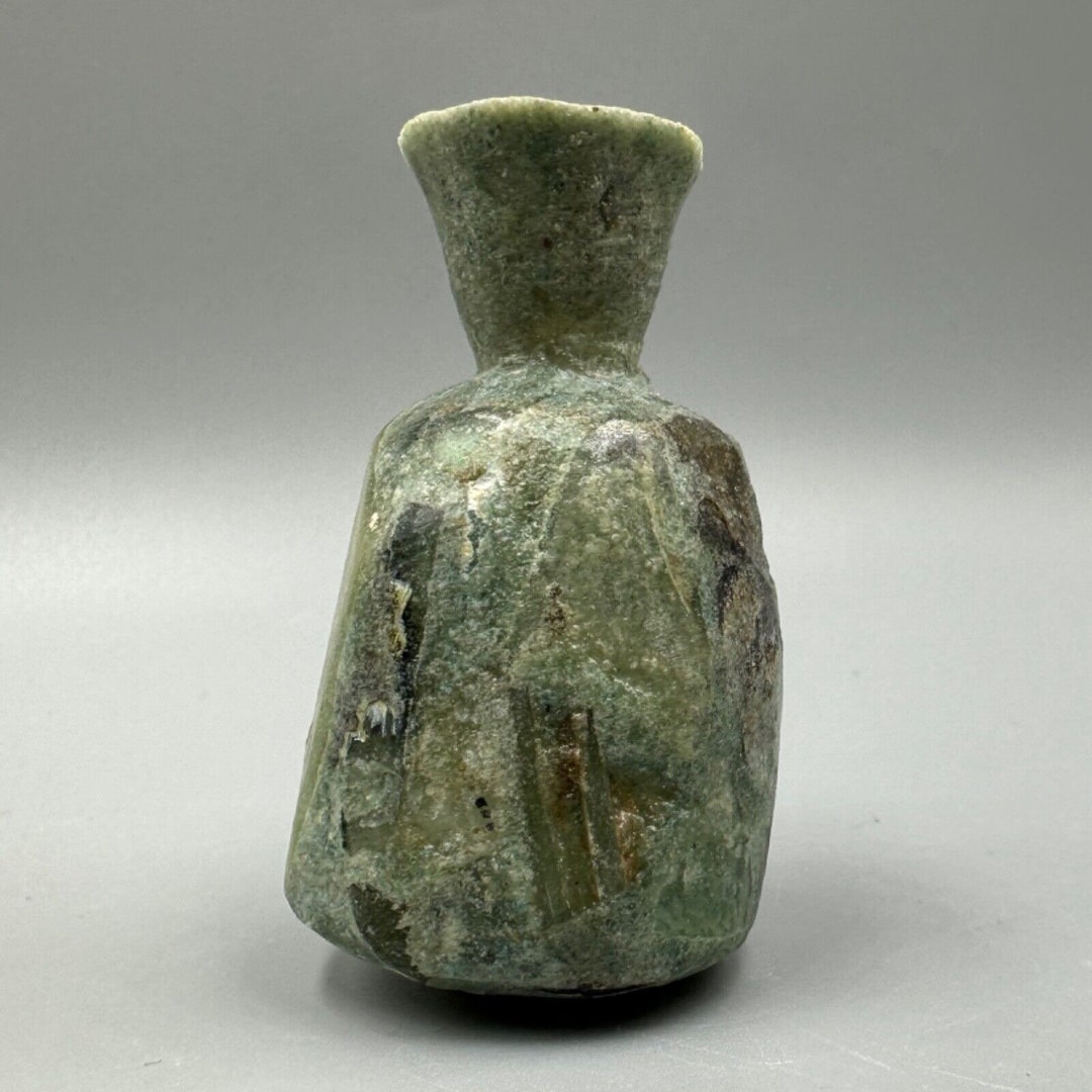 A Stunning Rare Ancient Roman Glass Bottle With Rare Old Patina - Etsy