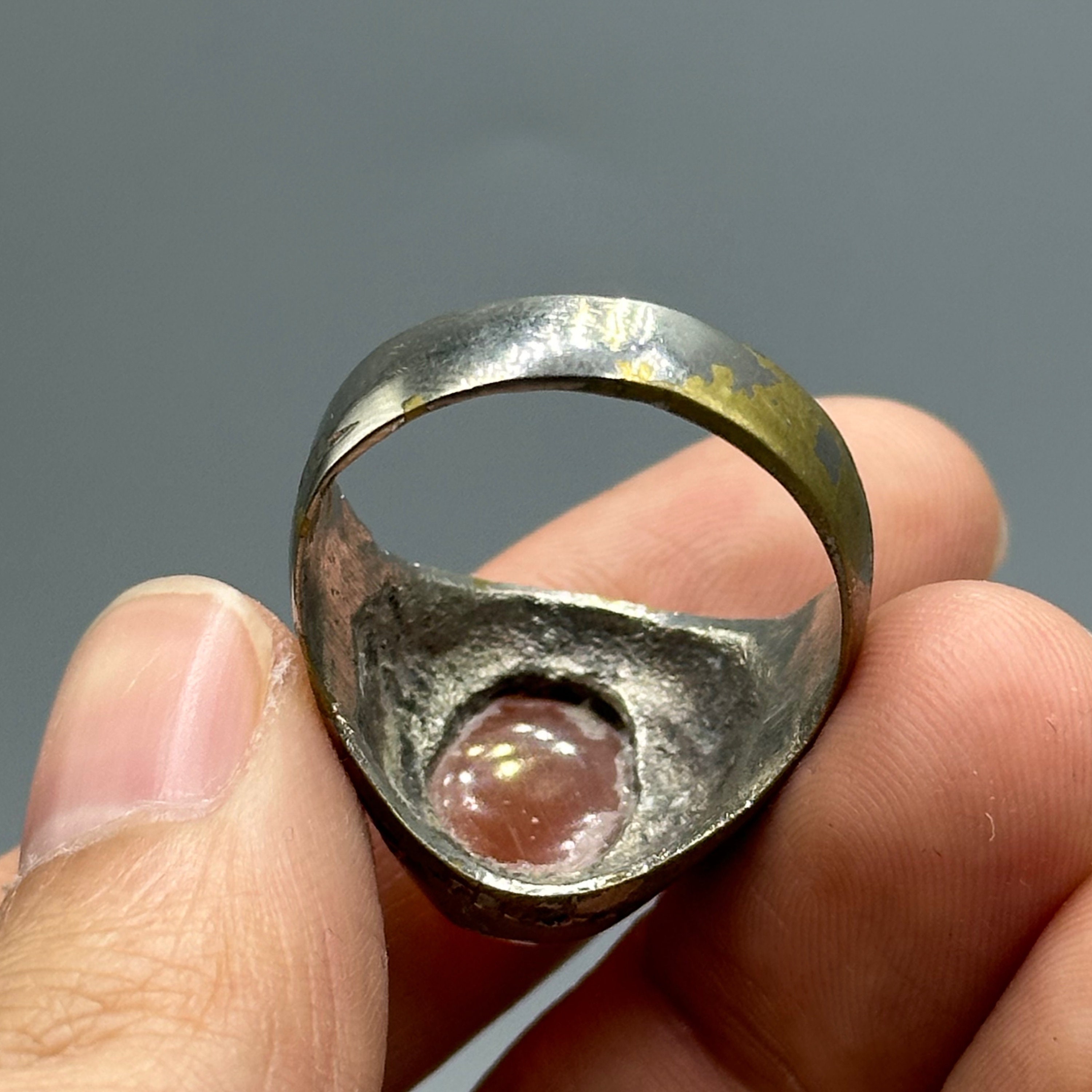 Ancient Roman Ring With Pegasus Winged Horse Intaglio - Cleaned ...