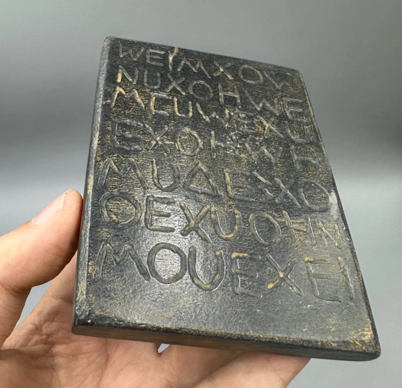 Stunning Rare Ancient Greek Roman Writing Black Stone Tablet E - Etsy