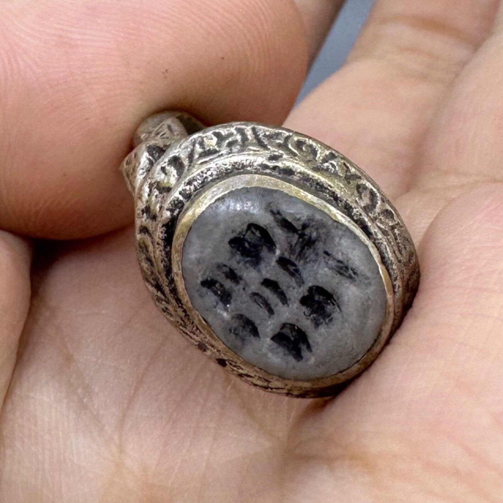 Authentic Ancient Roman Rare Stone Insect Intaglio Ring - Etsy