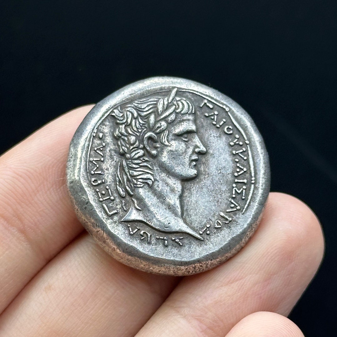 Immaculate Ancient Greek King With Queen Large Coin E - Etsy