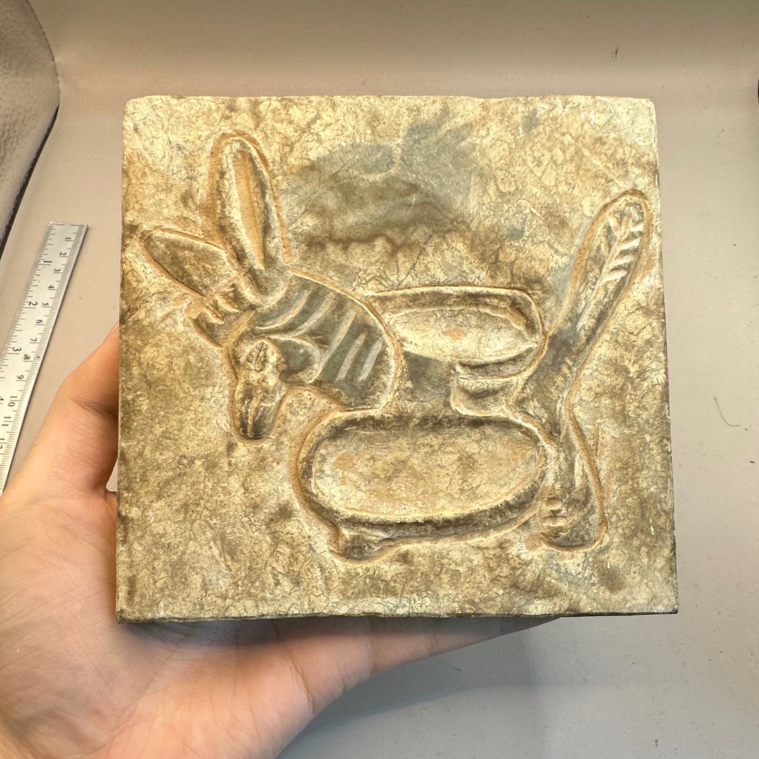 Unique Ancient Greco Roman Stone Tablet With Image of an Animal E - Etsy