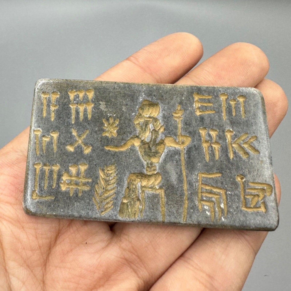 Ancient Sumerian Deity Diary Writing About History Tablet - Etsy UK