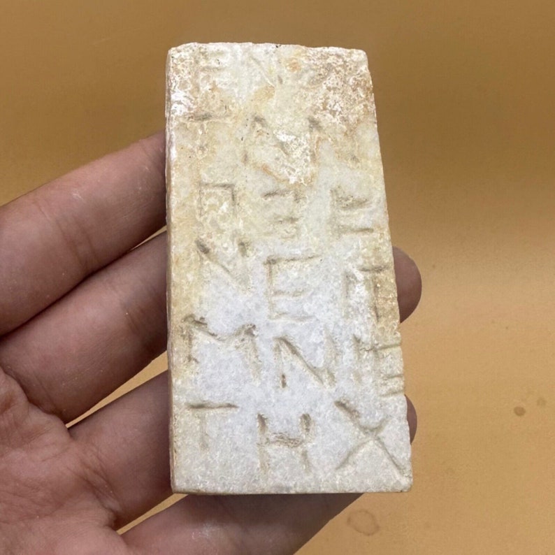 Very Unique Rare Ancient Roman Alphabet Inscription Intaglio Stone ...