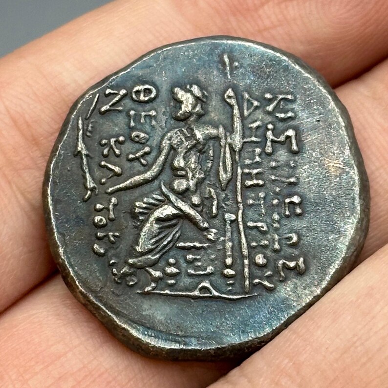 Ancient Greek King Phillip Silver Large Coin in Good Condition - Etsy