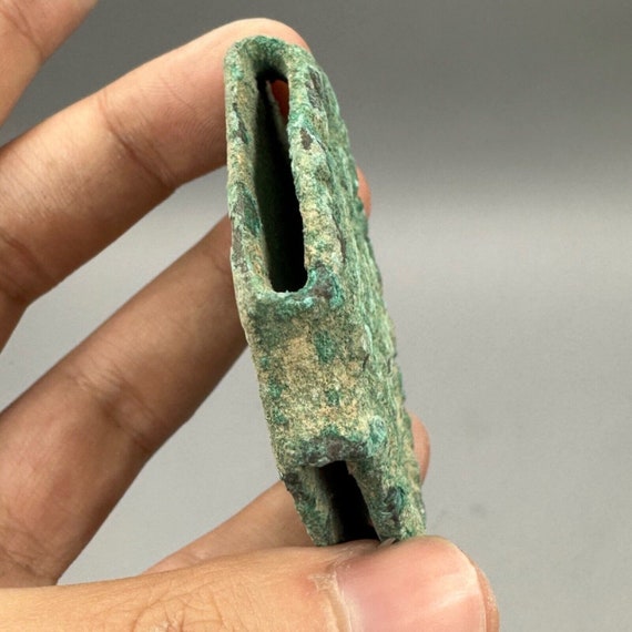 Genuine Ancient Roman Greek Bronze Belt Buckle With K… - Gem